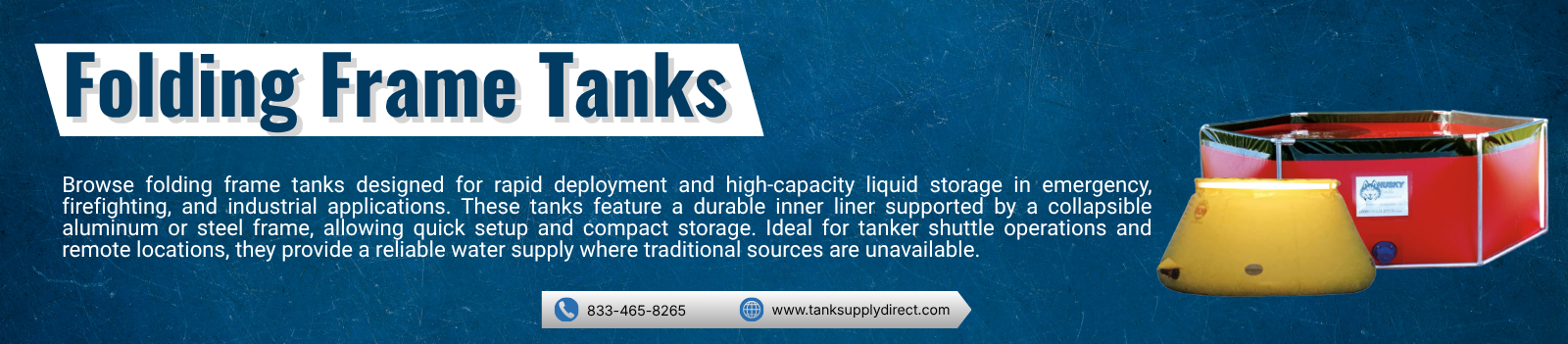 Folding Frame Tanks – Tank Supply Direct