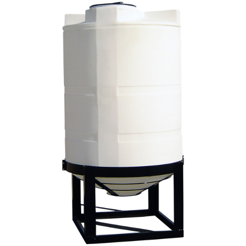 500 Gallon Custom Roto-Mold Plastic Cone Bottom Tank (MPN 500 CB ...