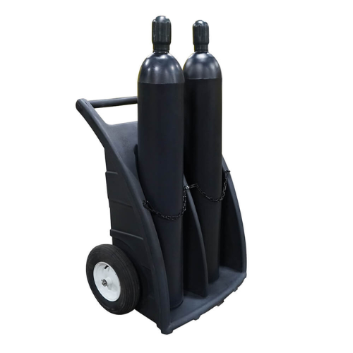 ENPAC Dual Cylinder Dolly, Heavy-Duty (MPN: 7302-BK) – Tank Supply Direct