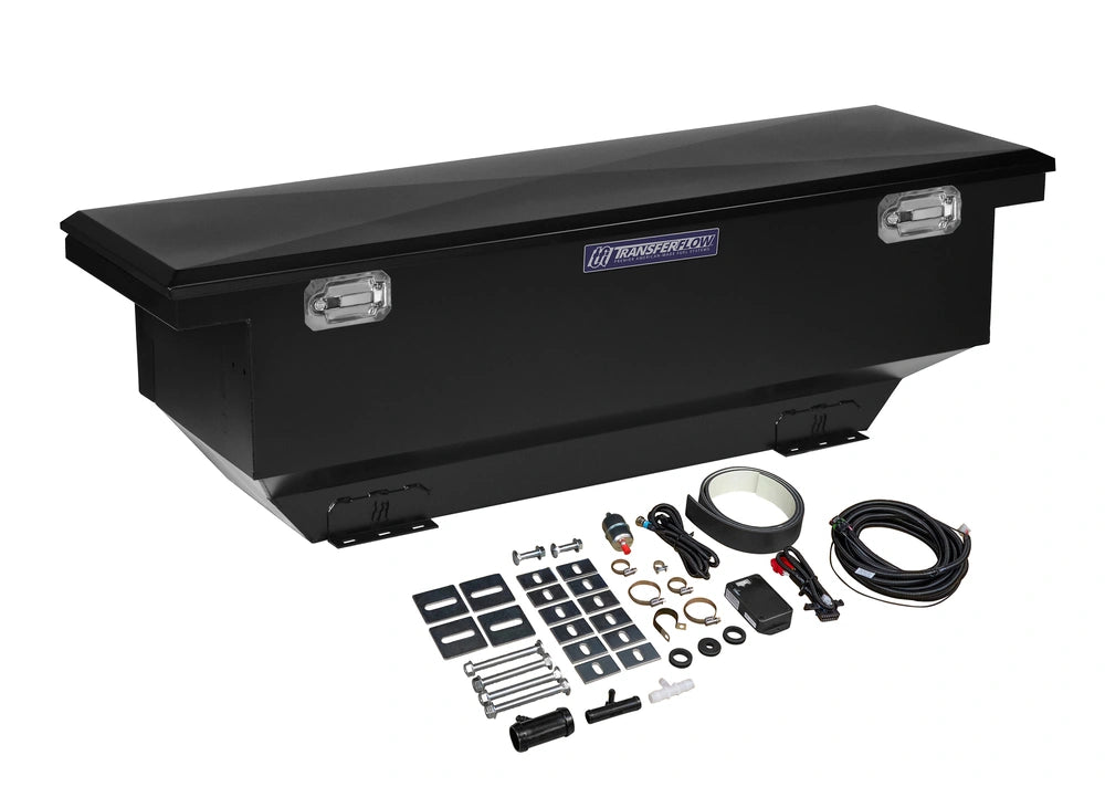 70 Gallon Auxiliary Diesel Fuel Tank and Tool Box Combo - TRAX-4 - 080 ...