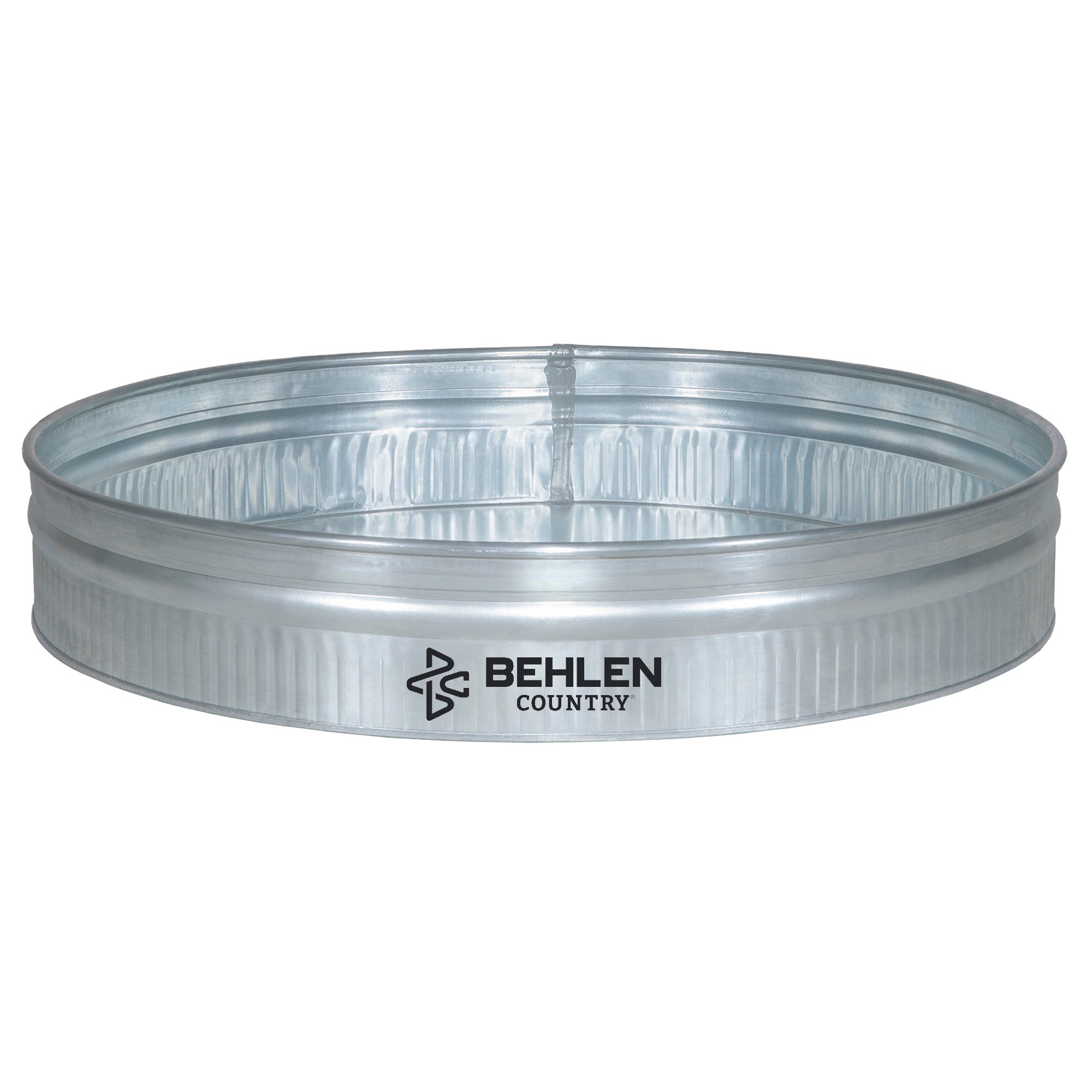 190 Gallon Behlen Country 6' x 1' Shallow Farmstead Round Galvanized T ...