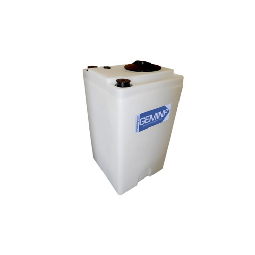 40 Gallon HDXLPE Peabody Engineering Gemini Square Dual Containment Ta ...