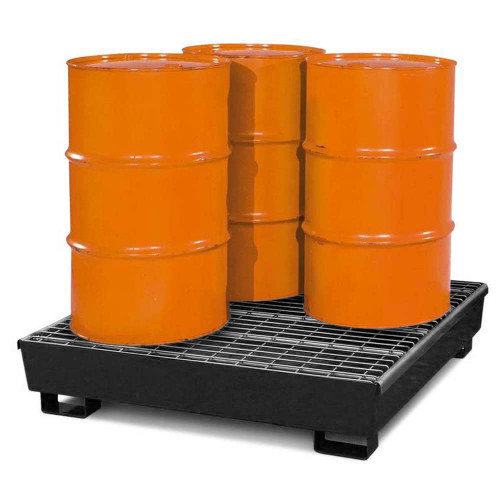 Enpac 4 Drum Steel Spill Pallet (MPN: 9004-BU) – Tank Supply Direct