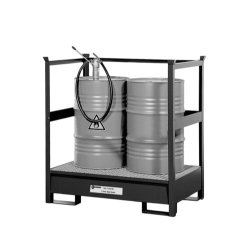 Enpac 2 Drum Steel Stacker Spill Pallet (MPN: 9012-BU) – Tank Supply Direct
